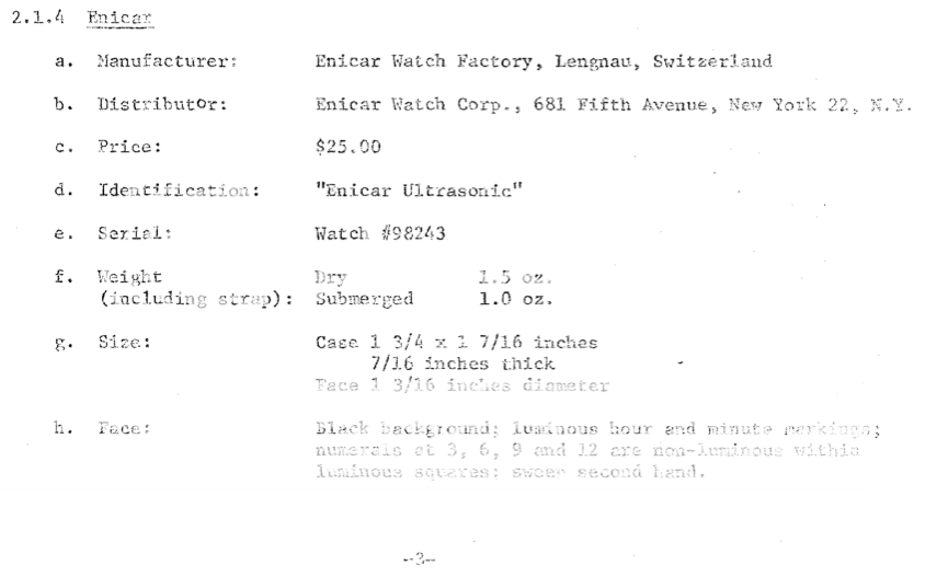 Rolex Sub 6538 Vs. Blancpain Fifty Fathoms Milspec1... Vs. Enicar ...
