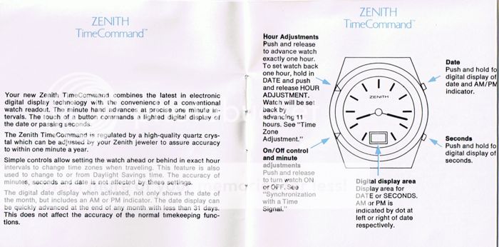Zenith Futur Time Command manual | WatchUSeek Watch Forums